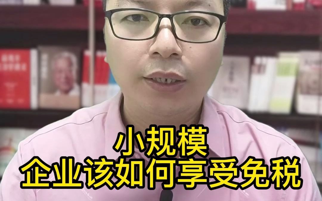 小规模企业该如何享受免税?