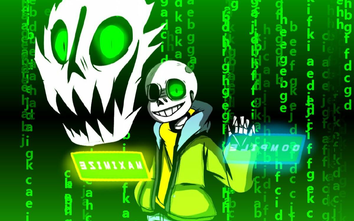 这才是骷髅宝宝玩的游戏![中等质量][国人au]Qing!Sans fight第六阶段...