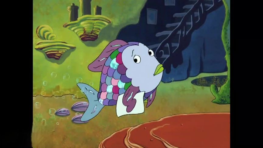 彩虹鱼13-彩虹鱼考砸了 (超好看的英文动画片带中文字幕)