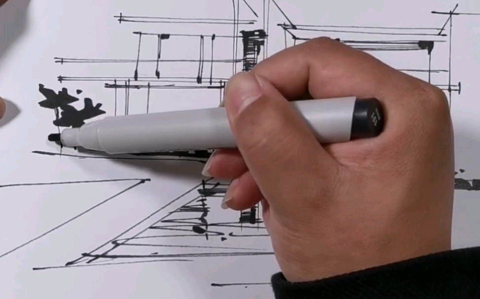 【建筑设计师】这样画建筑的!不看不知道吧?