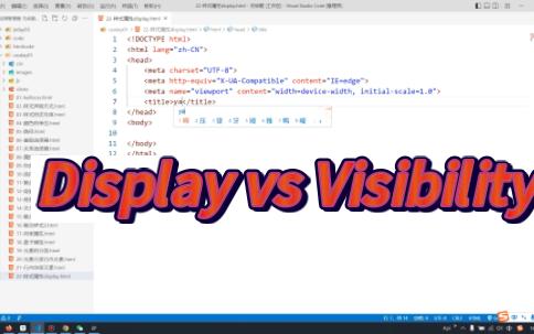 25-display与visibility用法对比