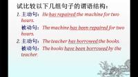 现在完成时被动语态 崔颖 鄠邑区第四中学