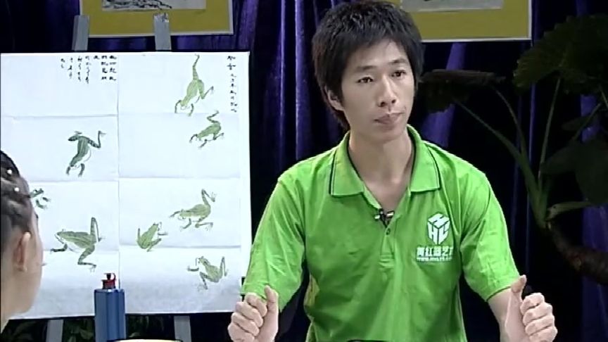 儿童幼儿绘画启蒙入门初级教学青蛙篇,画画就这么简单
