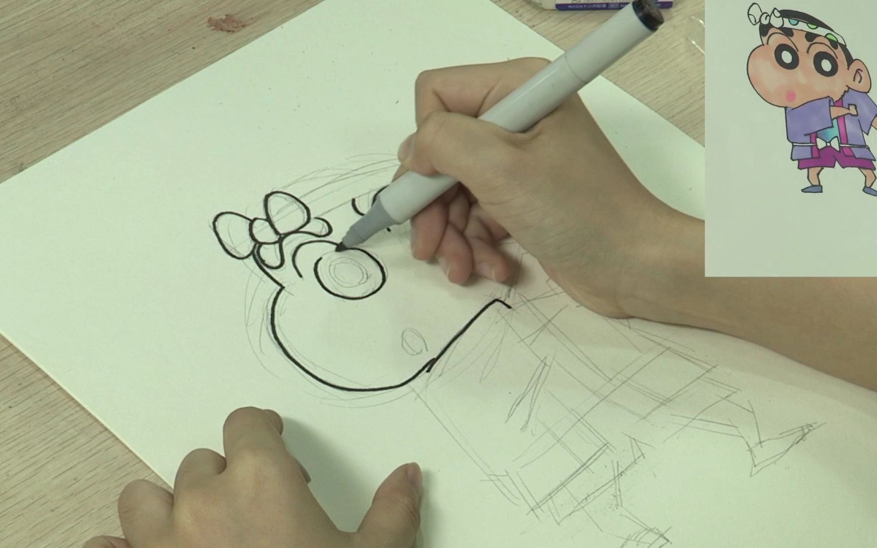 动漫课程画蜡笔小新,北京画时代美术培训