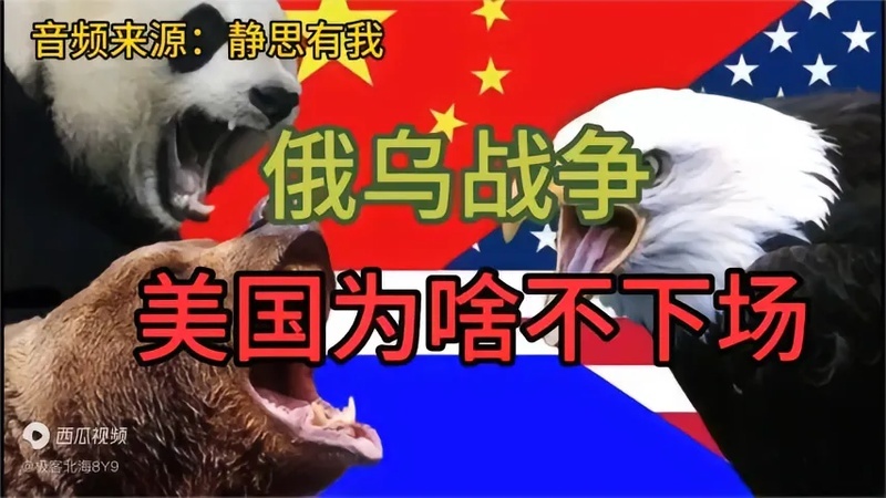 俄乌战争美国为啥不下场(音频来源:静思有我)