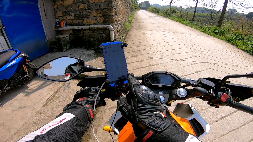 五羊本田暴风眼cb190r日常跑山