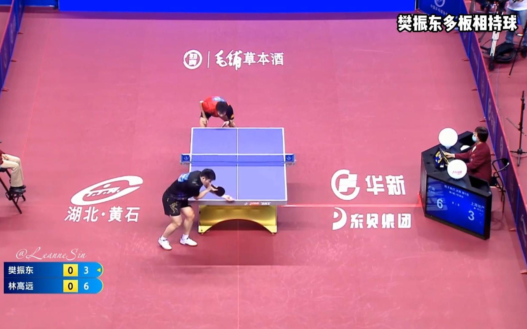 2022全锦赛男单决赛丨樊振东 vs 林高远 丨多板相持球