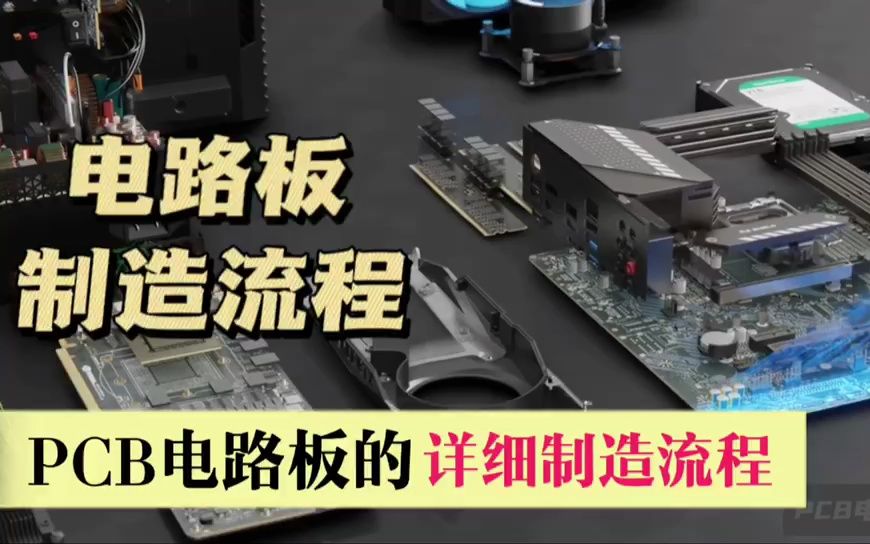 3D动画揭秘PCB电路板的完整制造流程和制造工艺