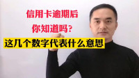 信用卡逾期后你知道吗?这几个数字代表什么意思