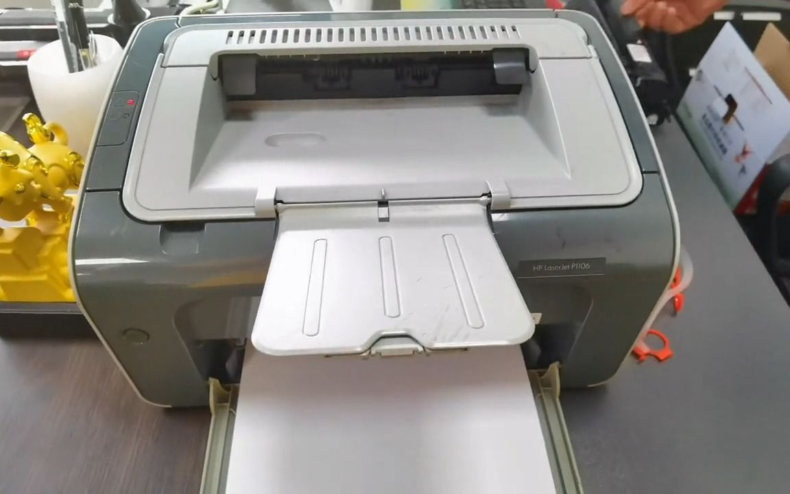 惠普P1106打印机硒鼓安装教程。