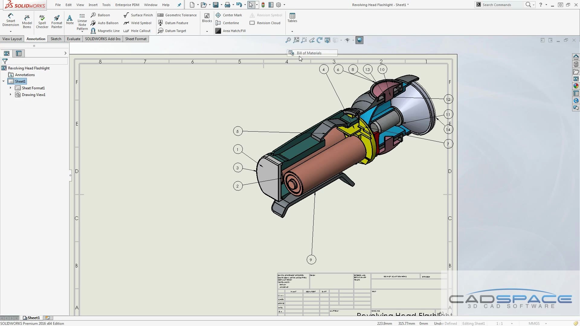 【SolidWorks】装配体高级剖面视图,只剖面切割某些零件 Advanced ...