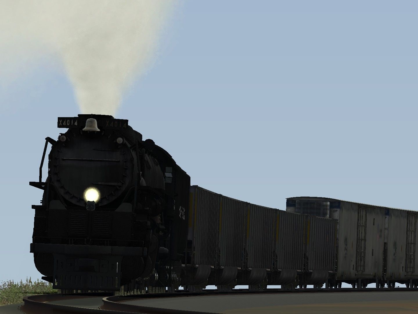 模拟火车TSC:大男孩蒸汽机车 阳光开朗大男孩 (第一部分,这任务有...