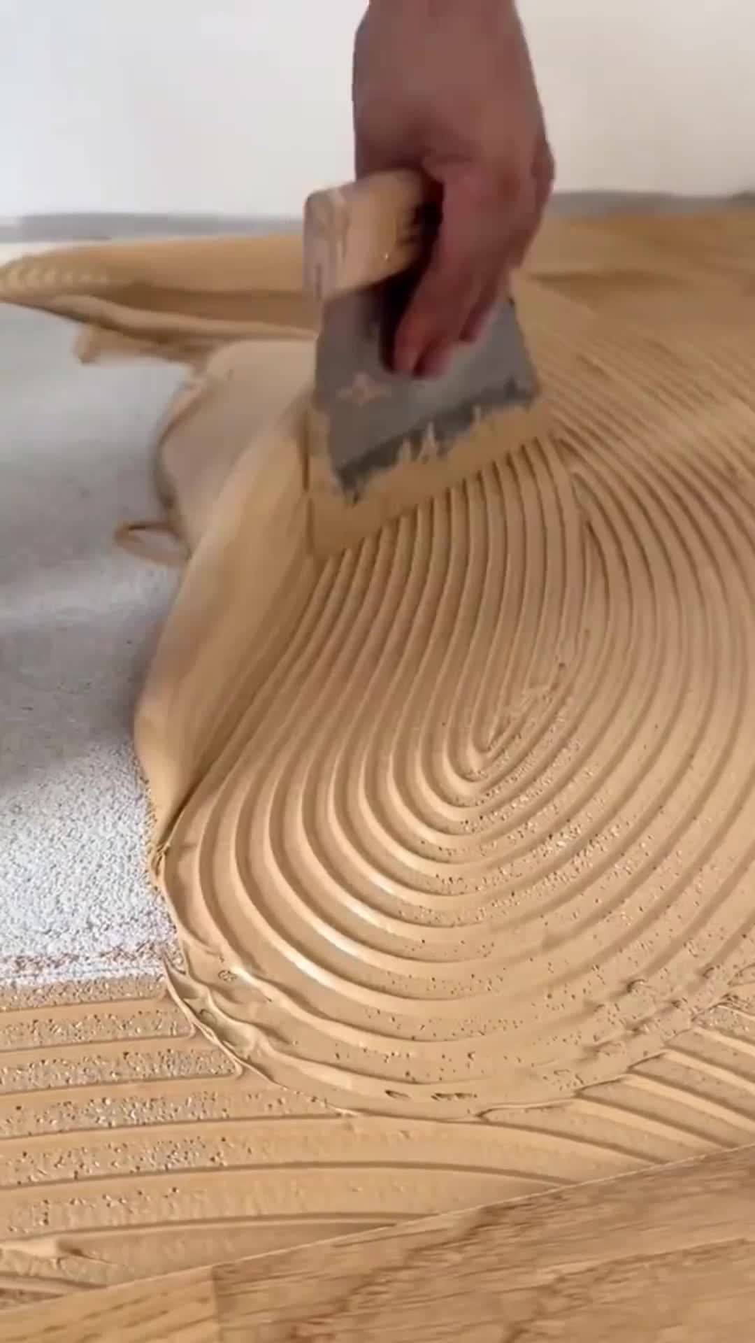 实木地板的铺贴拼接工艺