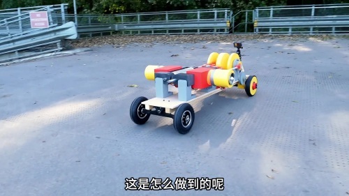 有趣的双缸涡轮增压空气发动机