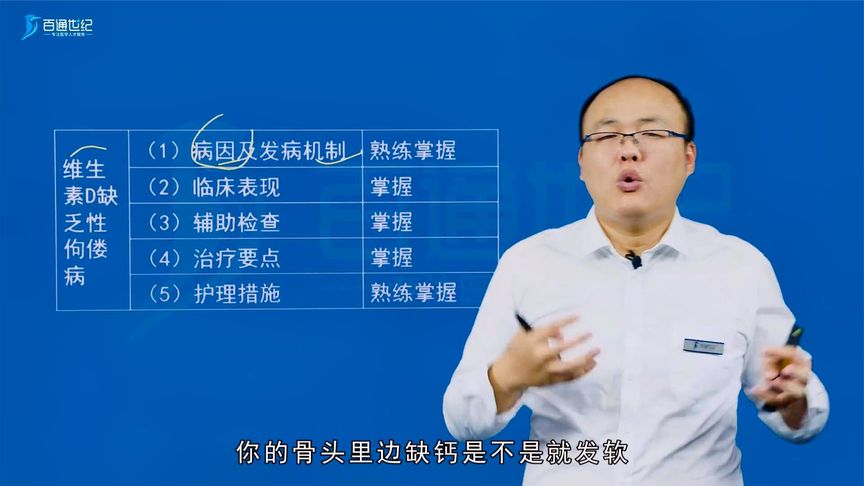 护理 - 初级 - 维生素D缺乏性佝偻病