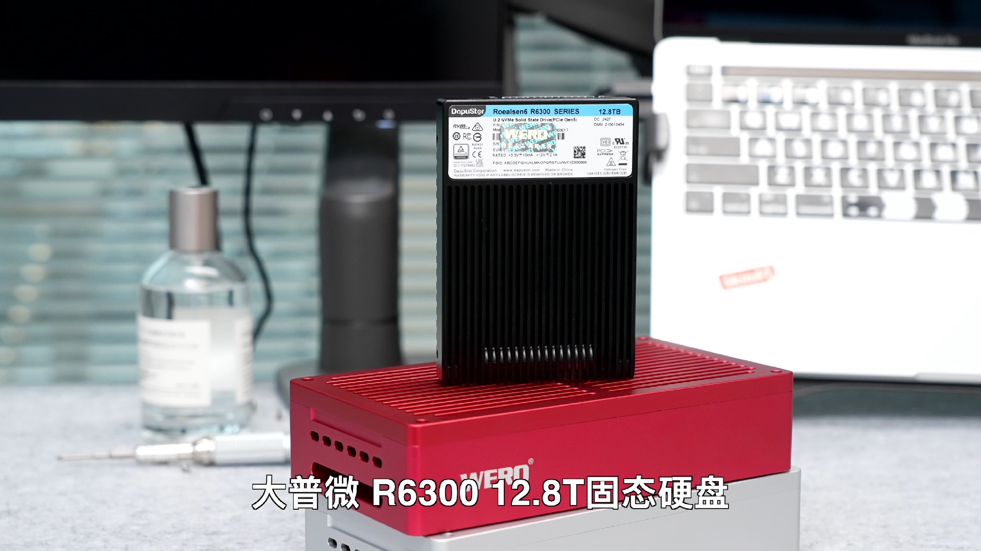 大普微H5100 PCIe 5.0 15.36T固态硬盘在WERO oculink硬盘盒上的...
