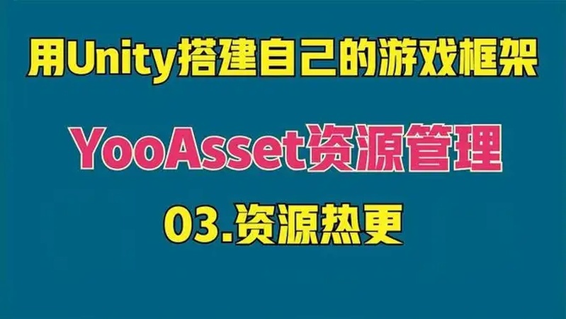 用Unity搭建自己的游戏框架 YooAsset资源管理 03.资源热更