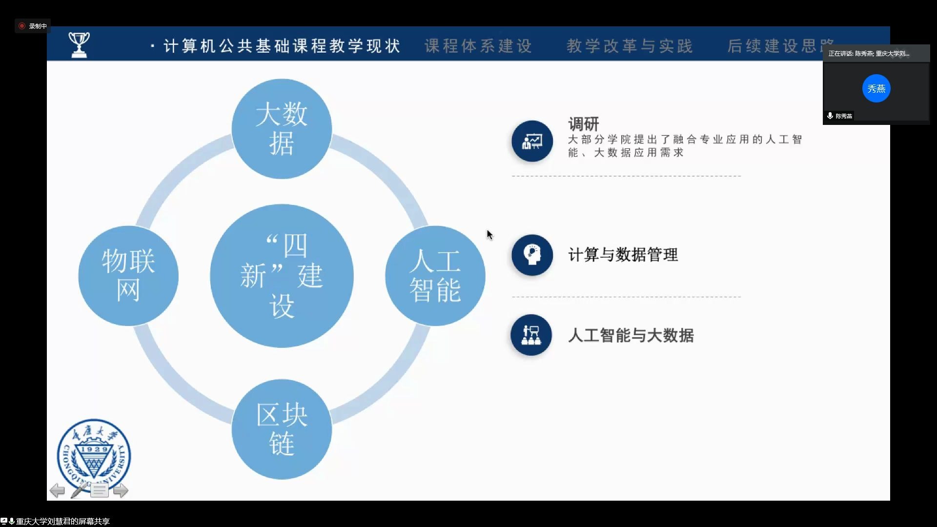 面向赋能教育的计算机公共基础课程教学改革与实践-刘惠*君-重庆大学