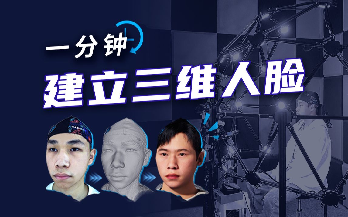 一分钟教你建立三维人脸并导入Metahuman,创建超写实数字人!