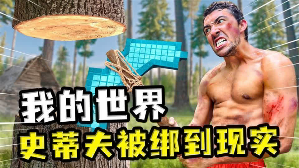 我的世界:史蒂夫被绑架到现实