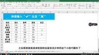excel中快速输入✔与✖,我不会,同事一分钟搞定