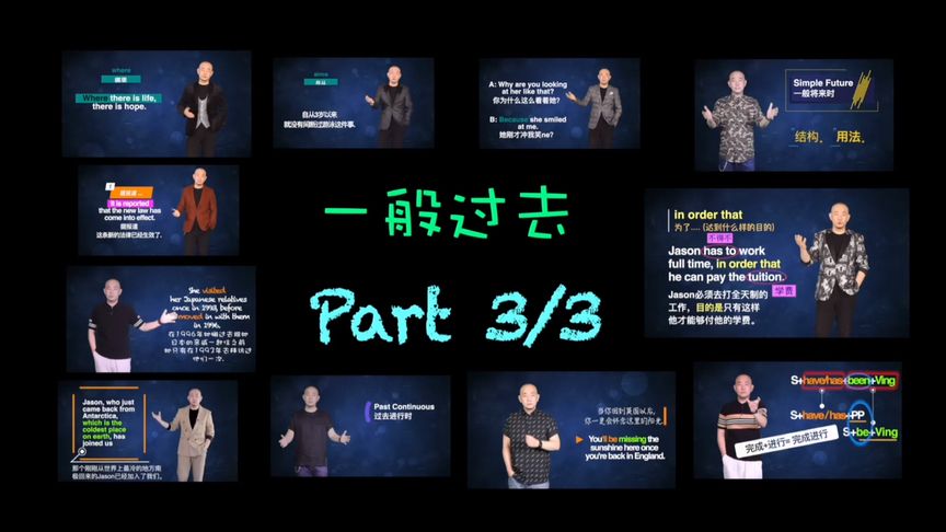 初中必备英语语法 - 一般过去时 part3/3