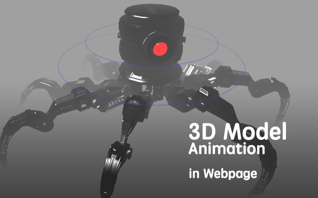 在网页中加载3D模型和动画