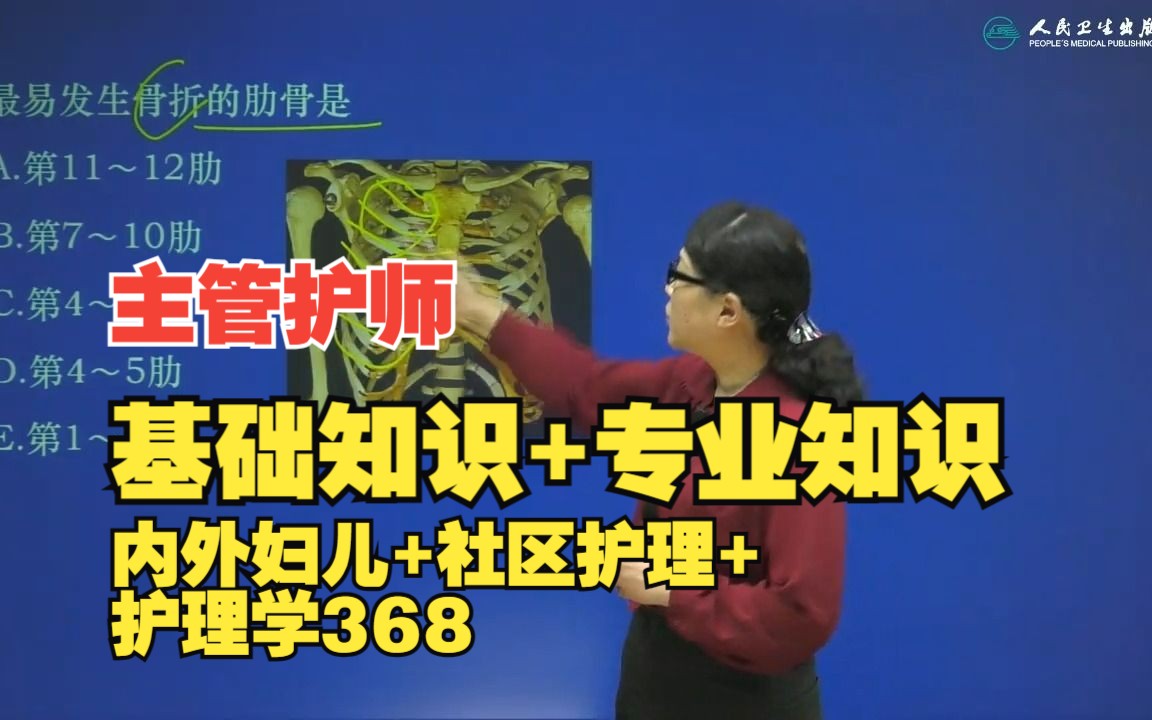 2024主管护师考试课程推荐,人卫免费刷题视频课程大全,【基础知识+...