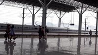 杭深铁路甬温段(在台州站拍车)—D3205次发车
