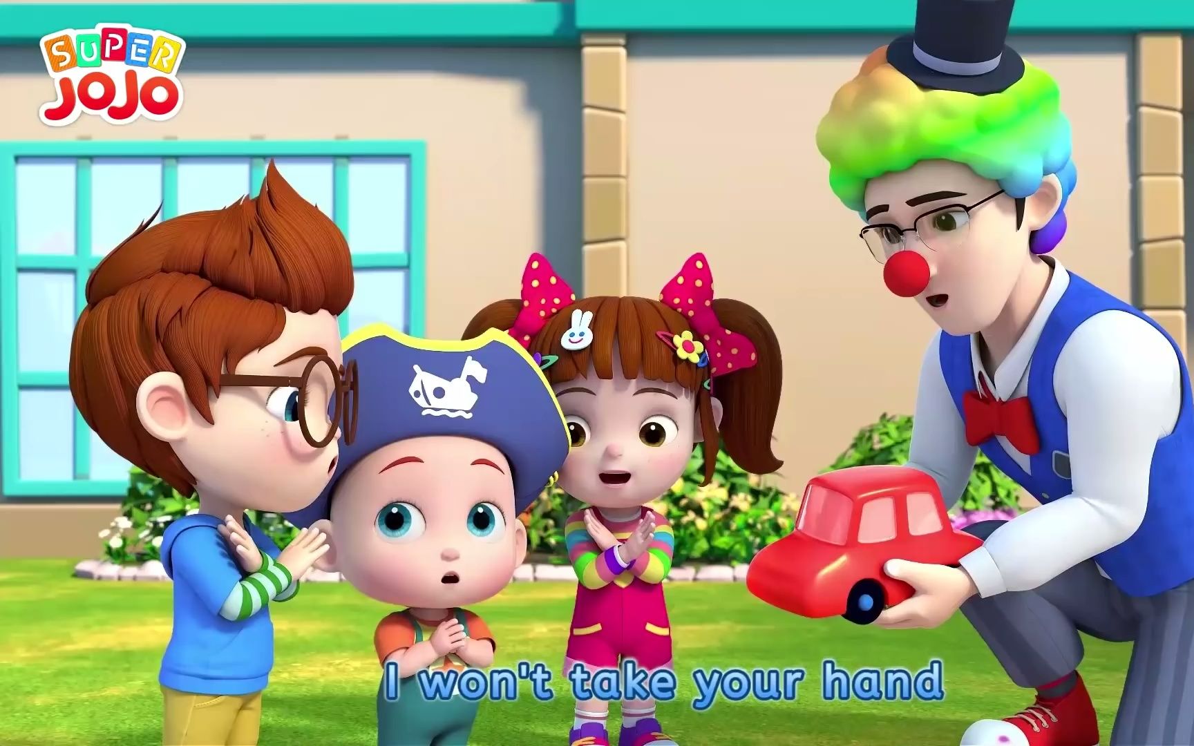 Super JoJo 亲子英语|儿歌动画 安全习惯篇 Say NO to Strangers Learn ...