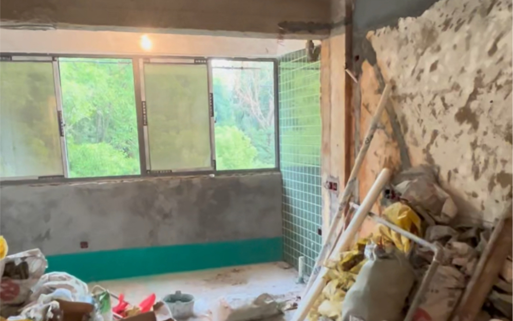 改造福州40平老破小—墙面瓷砖