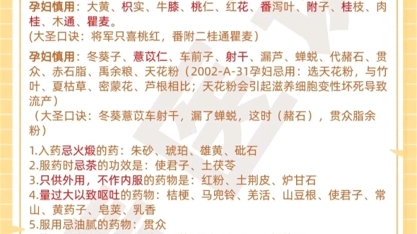 青医说|中药各类药物用法用量,功效归纳总结