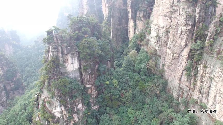 湖南张家界景区到底什么样,驴友航拍给你看清楚