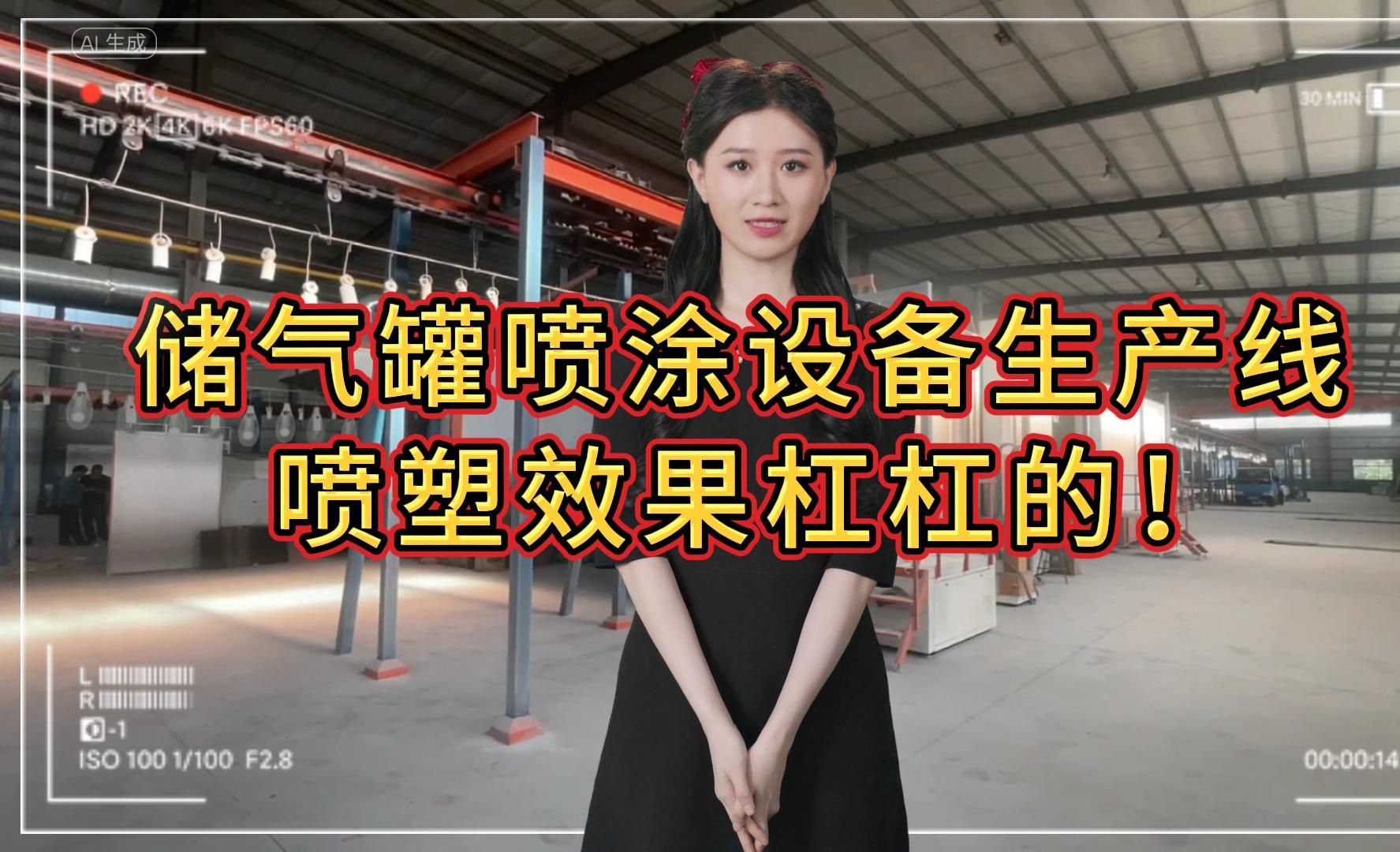 储气罐喷涂设备生产线 喷塑效果杠杠的!宝达自动喷涂设备专业生产厂家