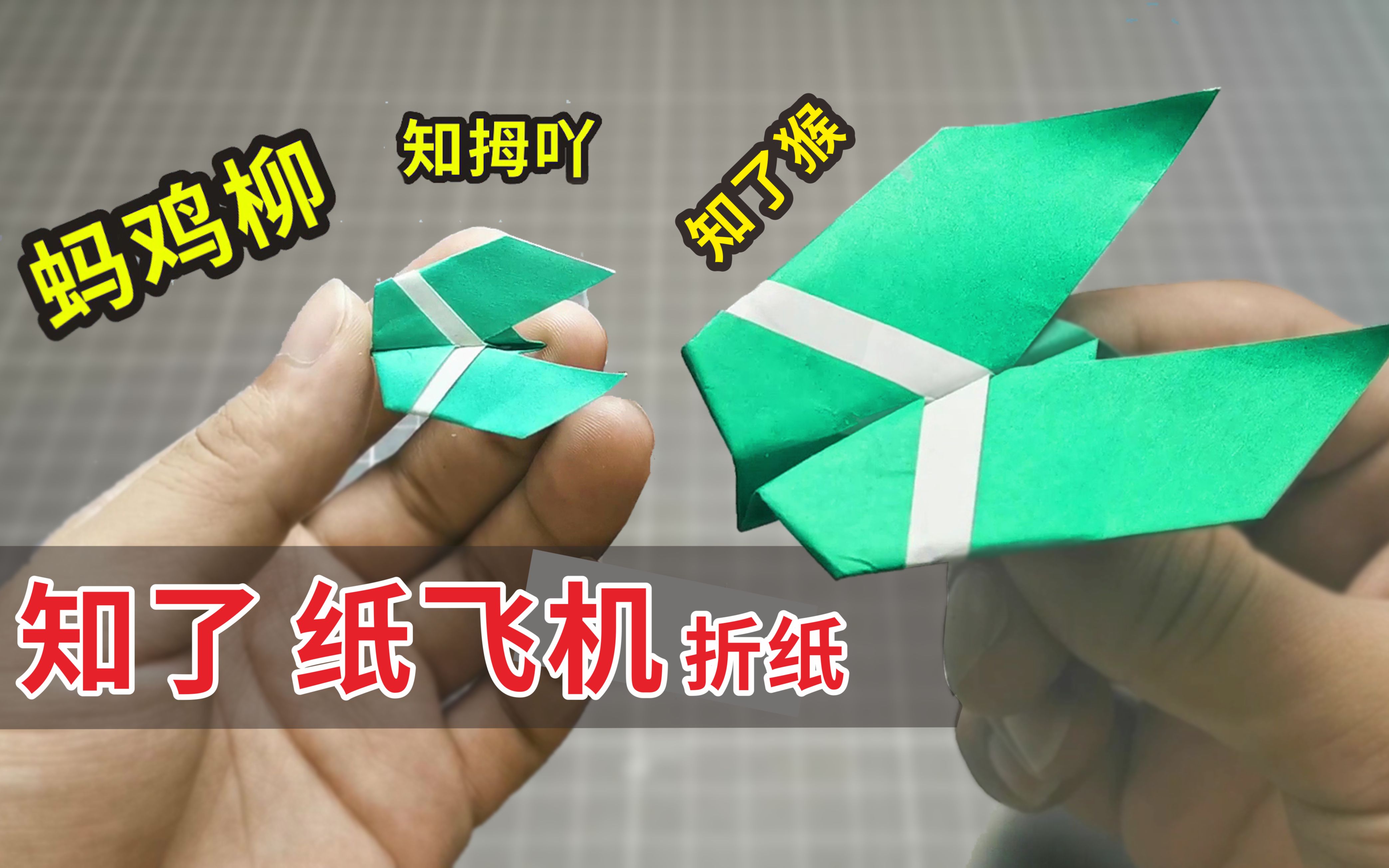 “知了纸飞机”你会折吗?做法虽然简单,却很少人知道正确折法!