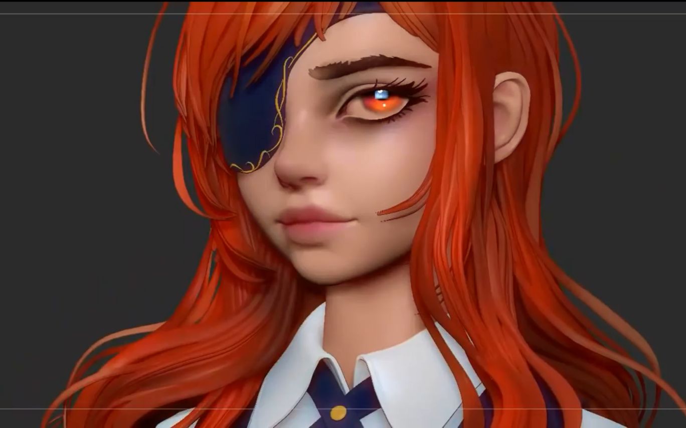 ...ZBrush高精度三维模型 3DMAX角色制作 CG人物 建模贴图绘制全流程