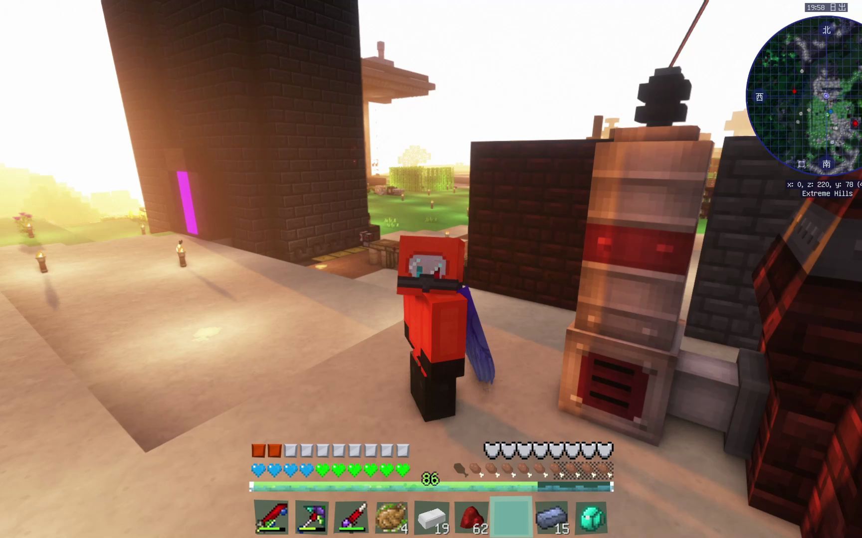 我的世界e2eE专家生存p.6—利用充能台制作充能钻石【龙仔蜀黎】