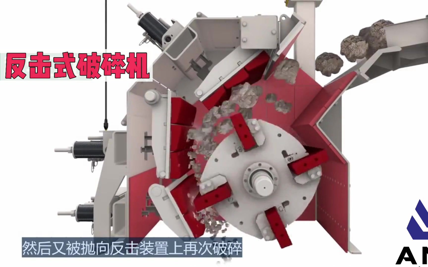 反击式破碎机