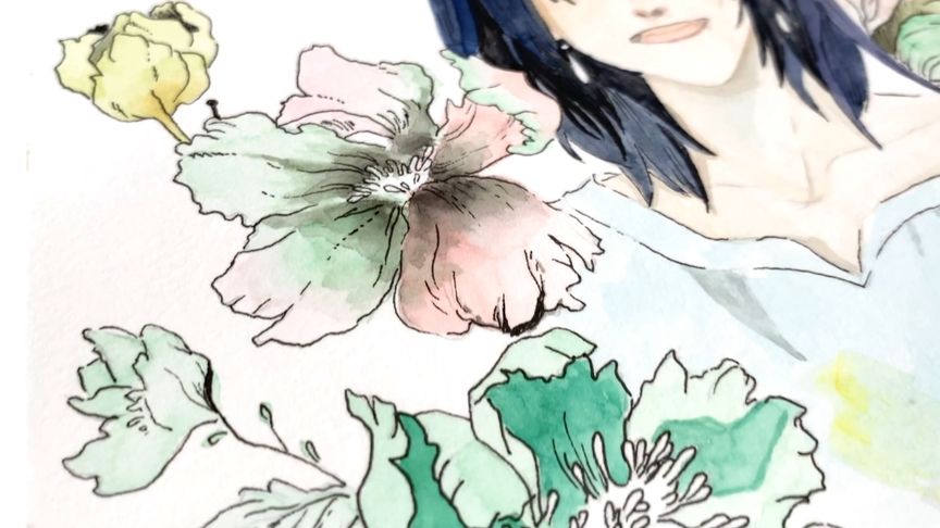 【水彩•手绘】治愈系,哈尔的移动城堡!像宫崎骏致敬!