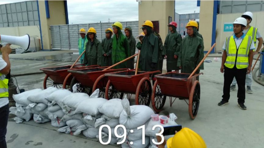 一个简单的防汛演练!