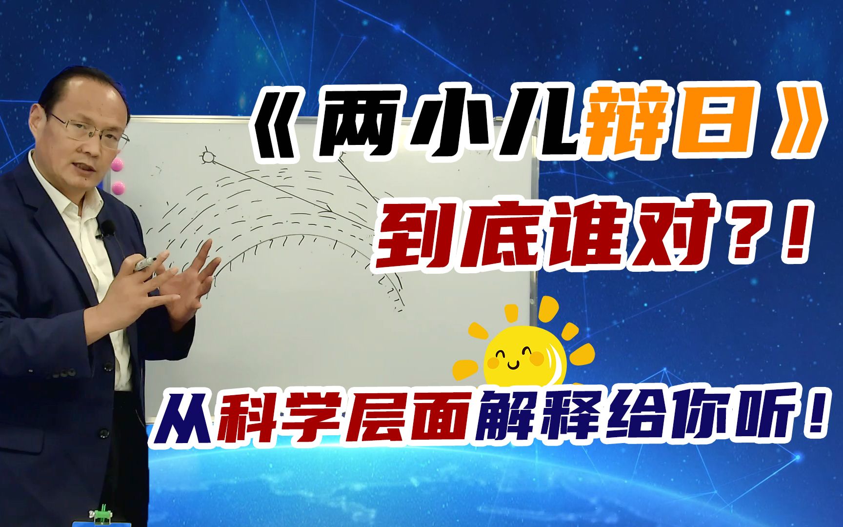 小学语文中《 两小儿辩日》到底谁对谁错?从科学层面给你讲清楚!一起...