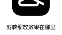 剪映缩放效果在哪里
