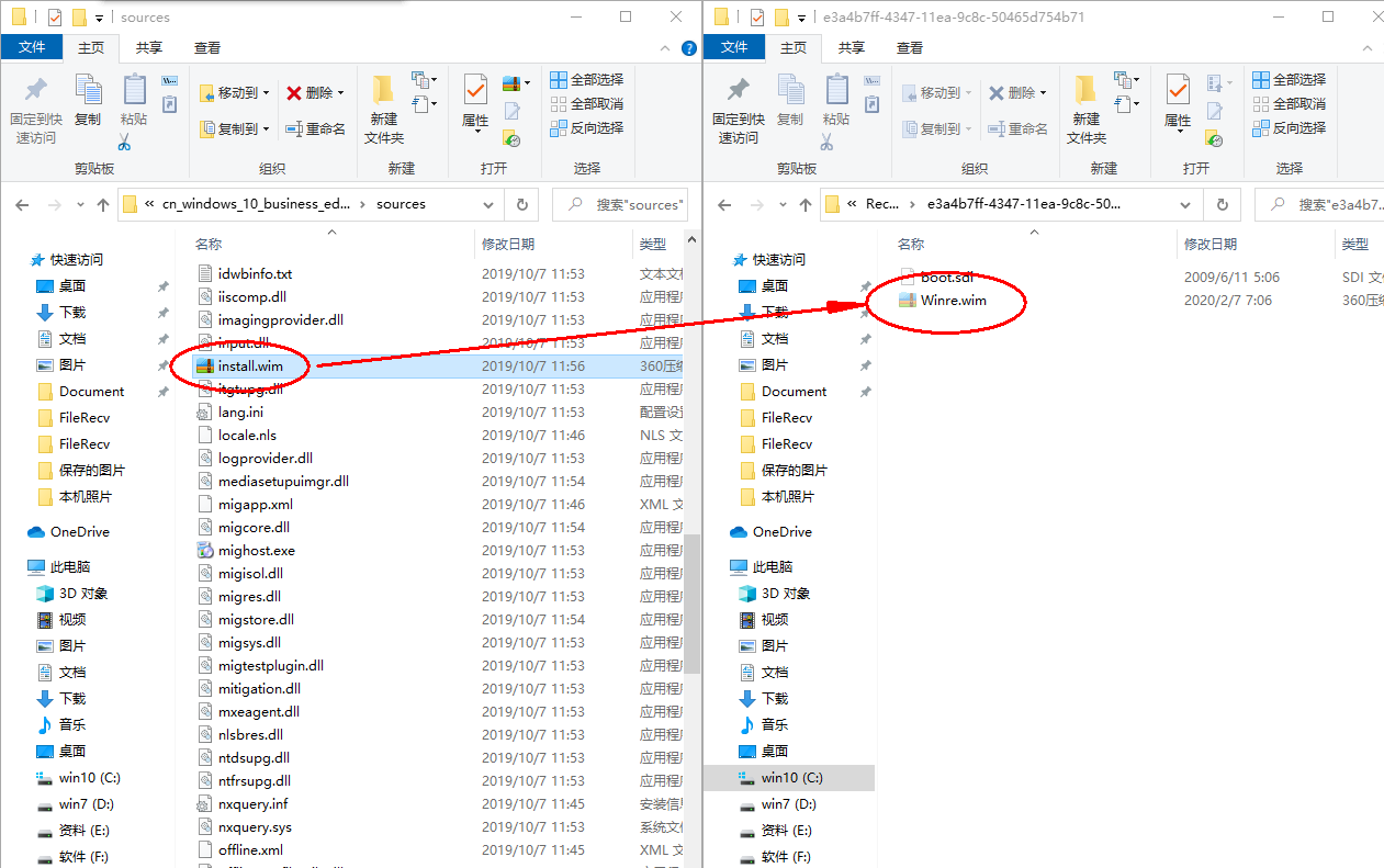 加载install.wim会发生什么
