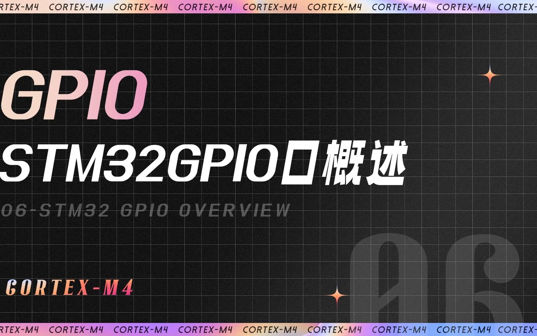 【Cortex-M4】- 基础教程带你解锁学习 — STM32GPIO口