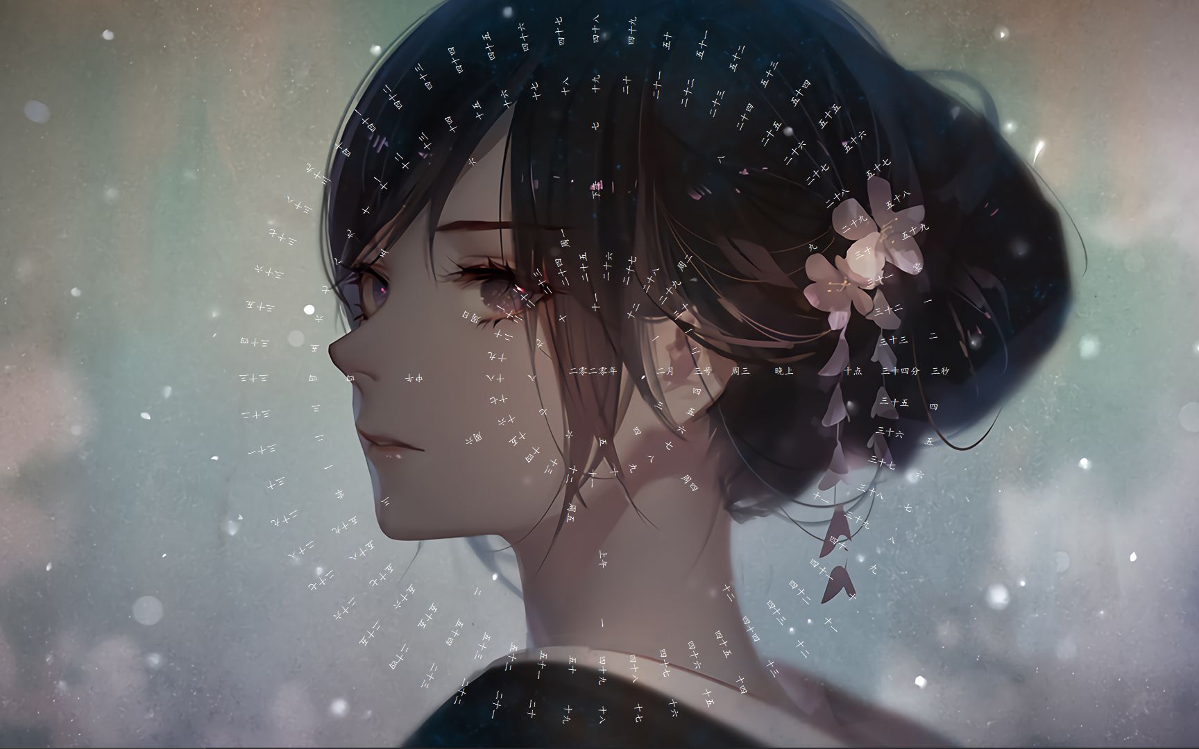 敲好看的动态时钟壁纸,这么高大上的电脑钟表,只有学编程的人才能拥有!