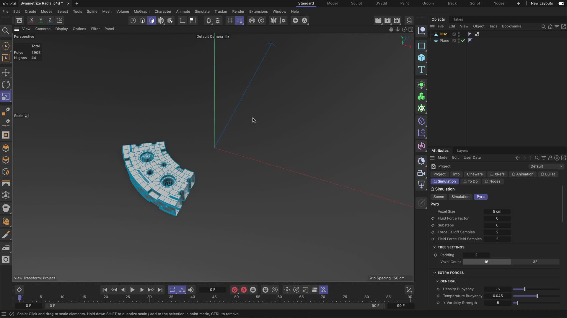 C4D 2023技巧教程#C4DQuickTip 64:如何在Cinema 4D中使用径向...