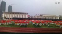 2012年湖北省大运会开幕式彩排。注意安全