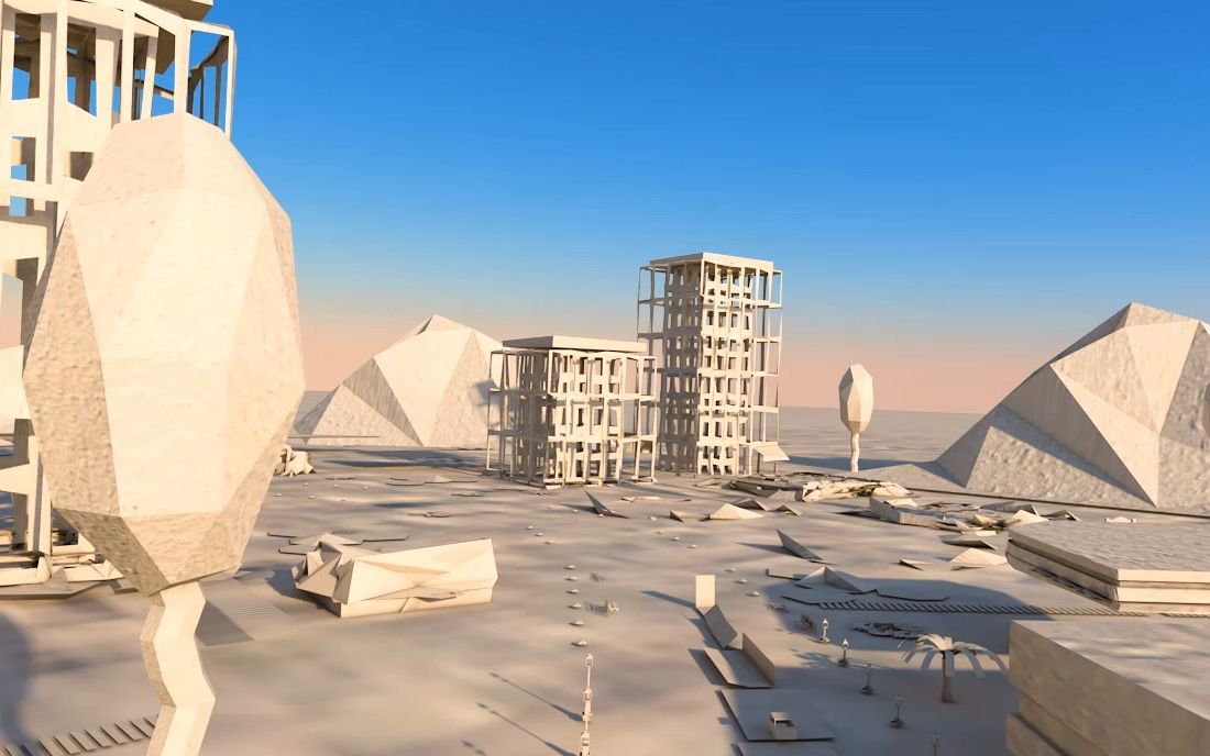 C4D 纸张折叠生长动画 作业 练习