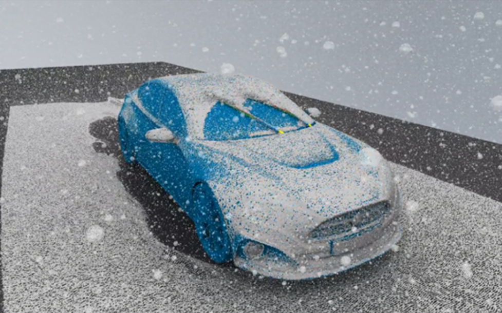 PreonLab整车雪场景(扬雪)仿真教程