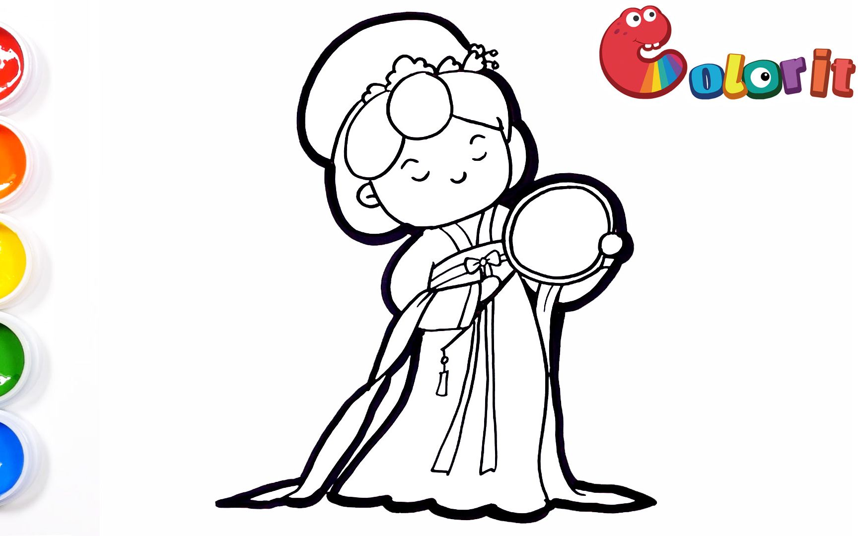 【简笔画】何事秋风悲画扇——古风汉服美女的美你get到了吗?